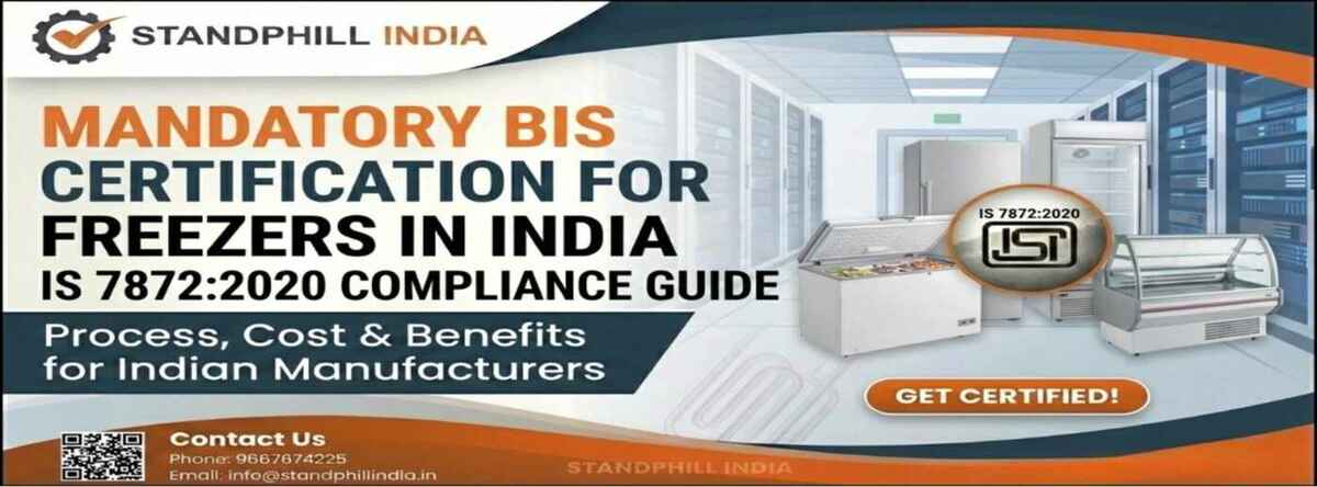 BIS Certification for Freezers IS 7872:2020 | Top BIS Consultant
