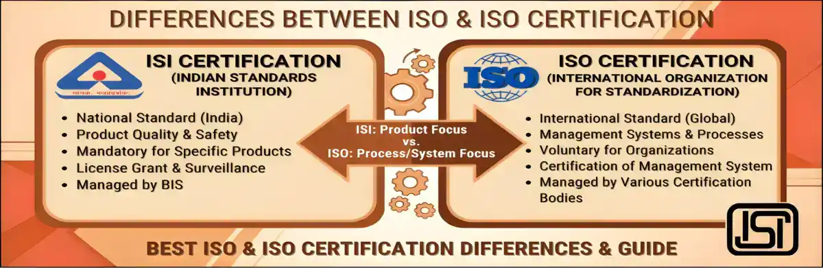 ISI vs ISO Certification: Key Differences Every Business Must Know (2026)